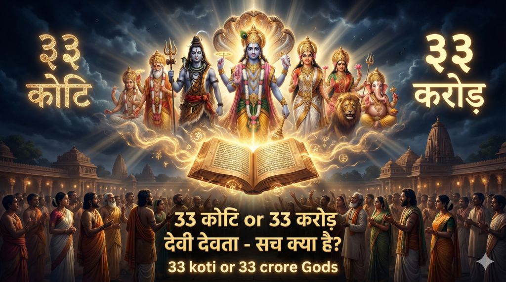 33 koti or 33 crore Gods | 33 कोटि या 33 करोड़ देवी देवता | CuriousPort